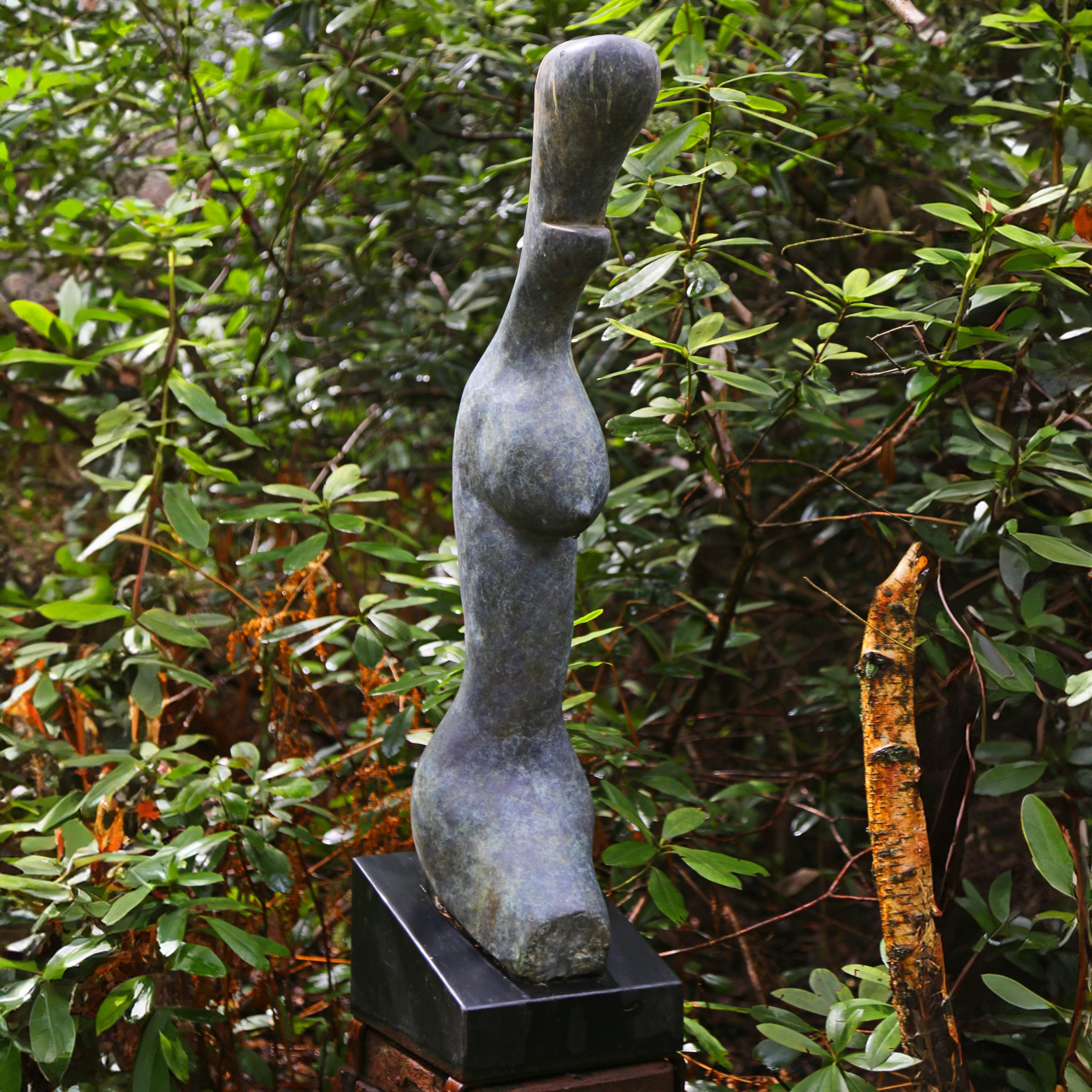 Large Bronze Abstract Body Sculpture - Mastectomised Form by Roland ...